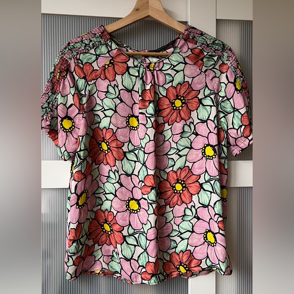 Zara | Tops | Zara Summer Flowered Top | Poshmark